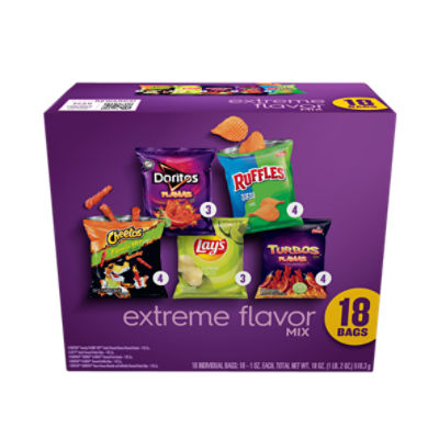 Frito Lay Snacks Extreme Flavor Mix Variety 1 Oz 18 Count
