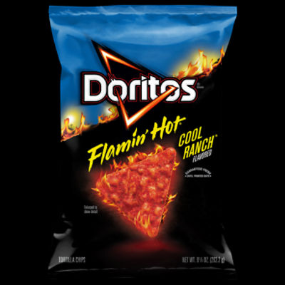 Doritos Flamin' Hot Cool Ranch Flavored Tortilla Chips, 9 1/4 oz - The ...