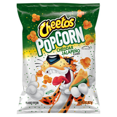 Cheetos Cheese Flavored Snacks Cheddar Jalapeno 2 Ounce