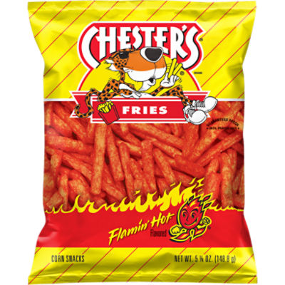 Chester's Flamin' Hot Flavored Fries Corn Snacks, 5 1/4 oz