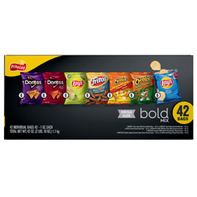 Frito Lay Snacks, Bold Mix Variety 1 Oz, 42 Count, Mega Size - Price Rite