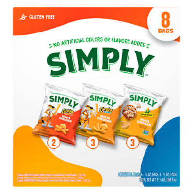 Frito Lay Snacks Simply Variety Pack 5 7/8 Oz 8 Count