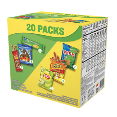 Frito Lay Snacks Variety Pack 26.59 Oz 20 Count