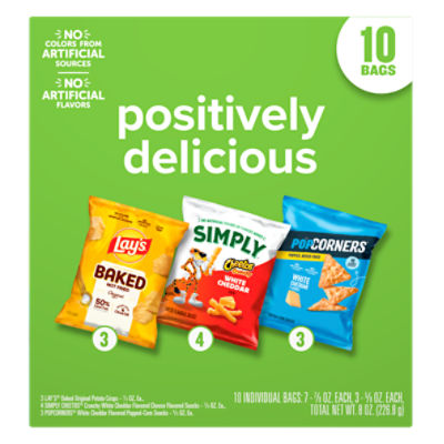 Frito Lay Snacks Positively Delicious Mix Variety Packs 8 Oz, 10 Count ...