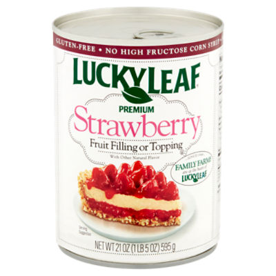 Lucky Leaf Premium Strawberry Fruit Filling or Topping, 21 oz