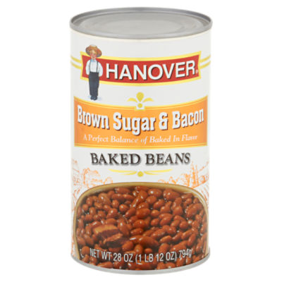 Hanover Brown Sugar & Bacon Baked Beans, 28 oz - ShopRite
