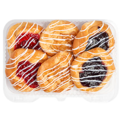 Variety Mini Snail Danish, 6 Pack - The Fresh Grocer