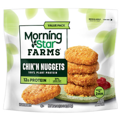 MorningStar Farms Original Meatless Chicken Nuggets, 21 oz