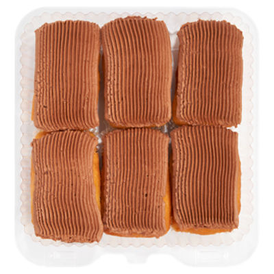 Fresh Bake Shop Mini Snack Cakes - Yellow w/ Choclate Icing, 6 ct., 16 ...