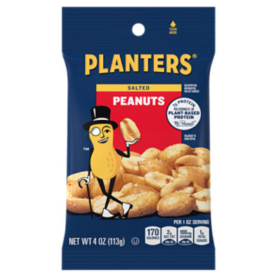 Planters Peanuts Salted 4 Ounce Shoprite