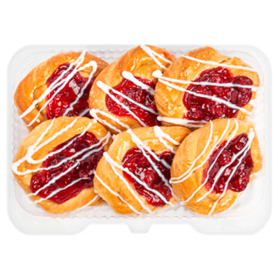 Mini Cherry Snail Danish, 6 Pack - The Fresh Grocer