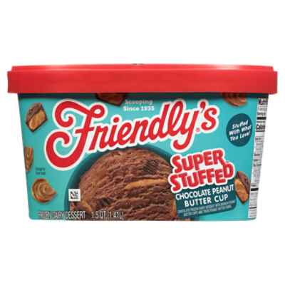 Friendly's Super Stuffed Chocolate Peanut Butter Cup Frozen Dairy ...