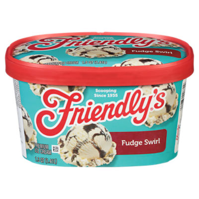 Friendly's Fudge Swirl, Premium Ice Cream