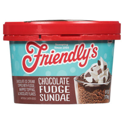 Friendly's Original Chocolate Fudge Sundae, 6 fl oz