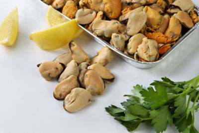 Fresh Mussel Meat, 1 pound