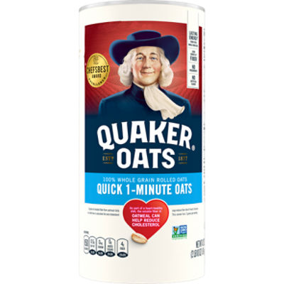 Quaker Whole Grain Oats Quick 1-Minute, Oats