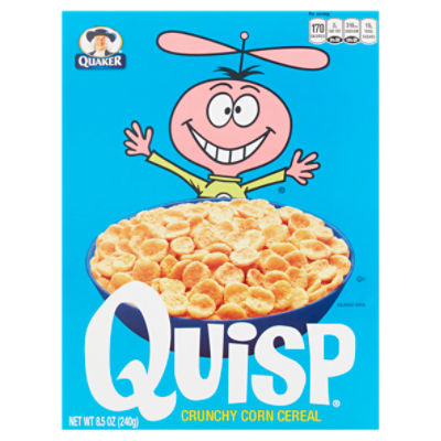 Quaker Quisp Crunchy Corn Cereal, 8.5 oz