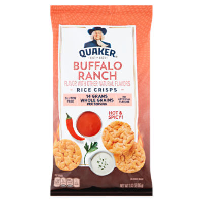 Quaker Buffalo Ranch Rice Crisps, 3.03 oz