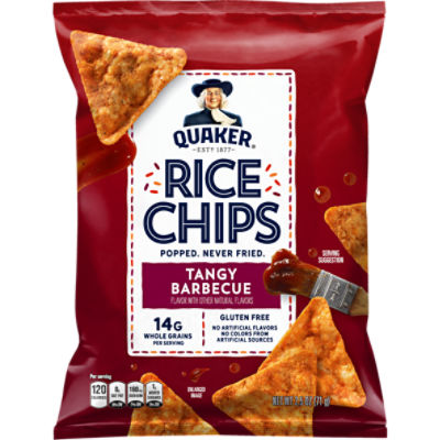 Quaker Rice Chips Tangy Barbecue 2.5 Oz