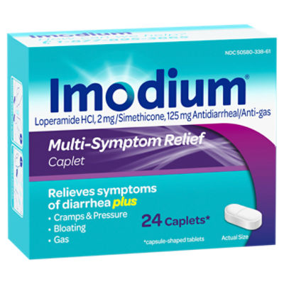 Imodium Multi-Symptom Relief Caplets, 24 count - ShopRite