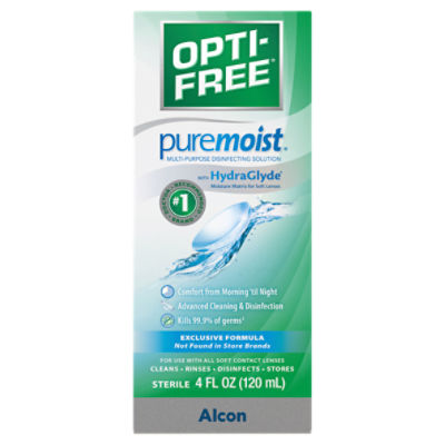 Opti-Free Puremoist Multi-Purpose with Hydraglyde, Disinfecting Solution