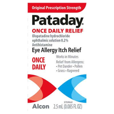 Pataday Original Prescription Strength Once Daily Relief Eye Drops, 0. ...