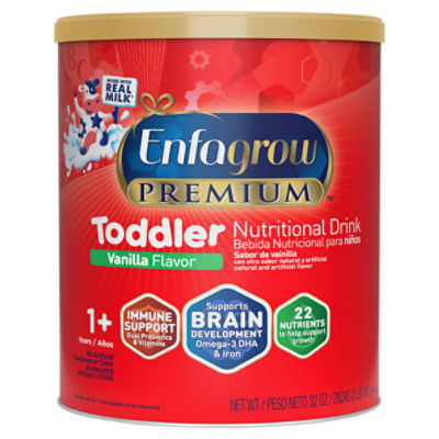 Enfagrow Premium Toddler Natural Milk Flavor Nutritional Drink Powder ...