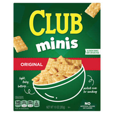 Club Minis Original Mini Crackers, 10 oz - ShopRite