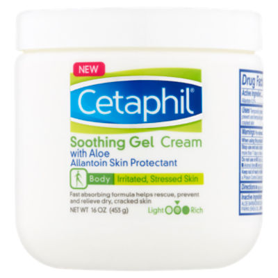 Cetaphil Body Soothing Gel Cream with Aloe, 16 oz - ShopRite