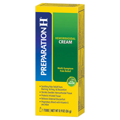 Preparation H Multi-Symptom Pain Relief Hemorrhoidal Cream with Aloe, 0 ...