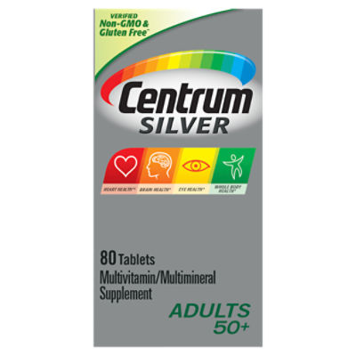 Centrum Silver Multivitamin for Adults 50 Plus, Multivitamin ...
