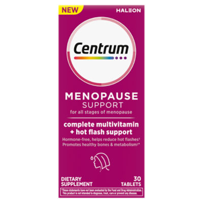 Centrum Multivitamin + Hot Flash Relief, 30 ct. - ShopRite
