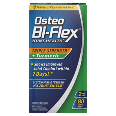 Osteo Bi-Flex Triple Strength Glucosamine with Turmeric, Joint Health ...