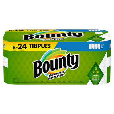 Bounty Select-A-Size Triple Rolls Paper Towels, 8 count