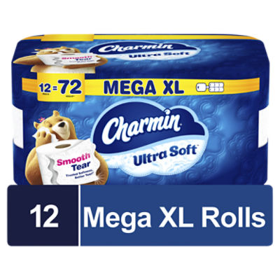 Charmin Ultra Soft Toilet Paper 12 Mega XL Rolls - ShopRite