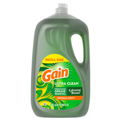 Gain Ultra Clean Original Scent Dishwashing Liquid, 90 fl oz - ShopRite