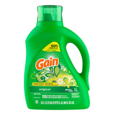 Gain +Aroma Boost Original Detergent, 61 loads, 88 fl oz liq - The ...