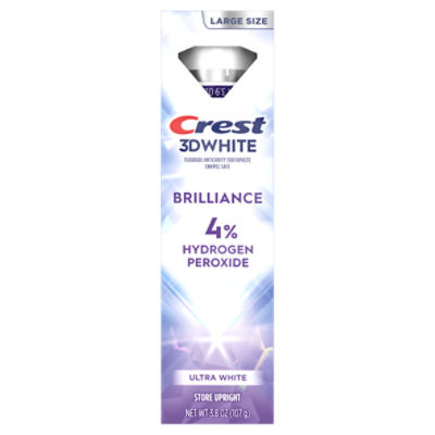 Crest 3D White Brilliance Whiter Teeth Fluoride Anticavity Toothpaste ...