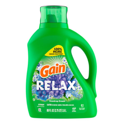 Gain Relax Dewdrop Dream Detergent, 61 loads, 88 fl oz - ShopRite