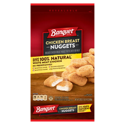 Banquet Chicken Breast Nuggets, 30 oz