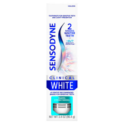 Sensodyne Clinical White Toothpaste for Sensitive Teeth, Enamel ...