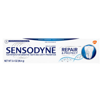 Sensodyne Repair & Protect Sensitive Toothpaste, Cavity Prevention and ...