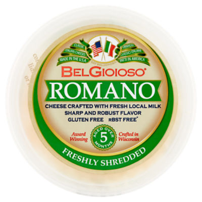 BelGioioso Freshly Shredded Romano Cheese, 5 oz - Price Rite