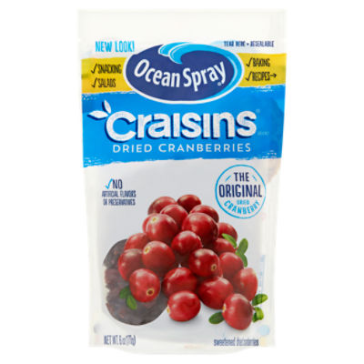 Ocean Spray Craisins The Original Dried Cranberries, 6 oz - Price Rite