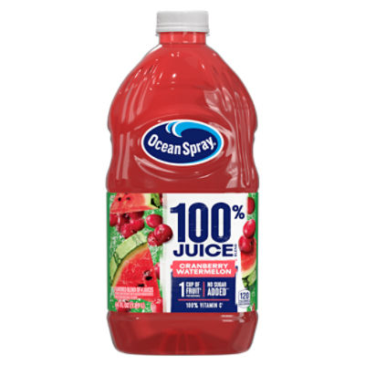 Ocean Spray Cranberry Watermelon Flavor 100% Juice, 64 fl oz - The ...