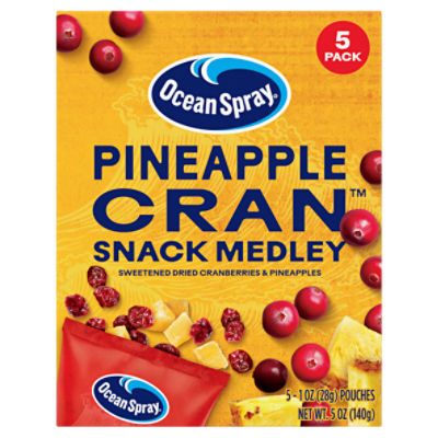 Ocean Spray Pineapple Cran Snack Medley, 1 oz, 5 count - ShopRite