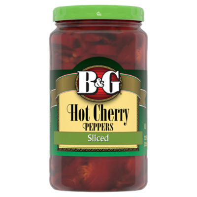 B&G Sliced Hot Cherry Peppers, 12 fl oz - Fairway