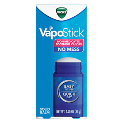 Vicks VapoStick Soothing Vapors Solid Balm, 1.25 oz
