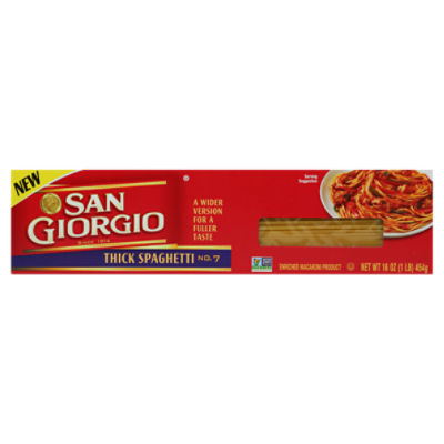 San Giorgio Thick Spaghetti No. 7 Pasta, 16 oz - The Fresh Grocer