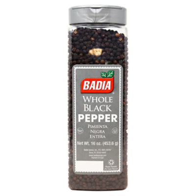 Badia Whole Black Pepper, 16 oz - Price Rite